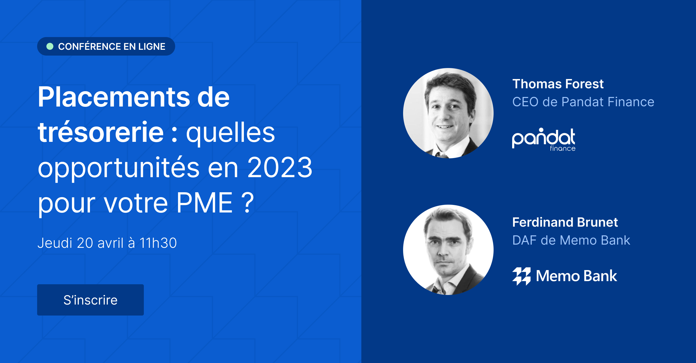 Conférence en ligne | Placement de trésorerie en 2023